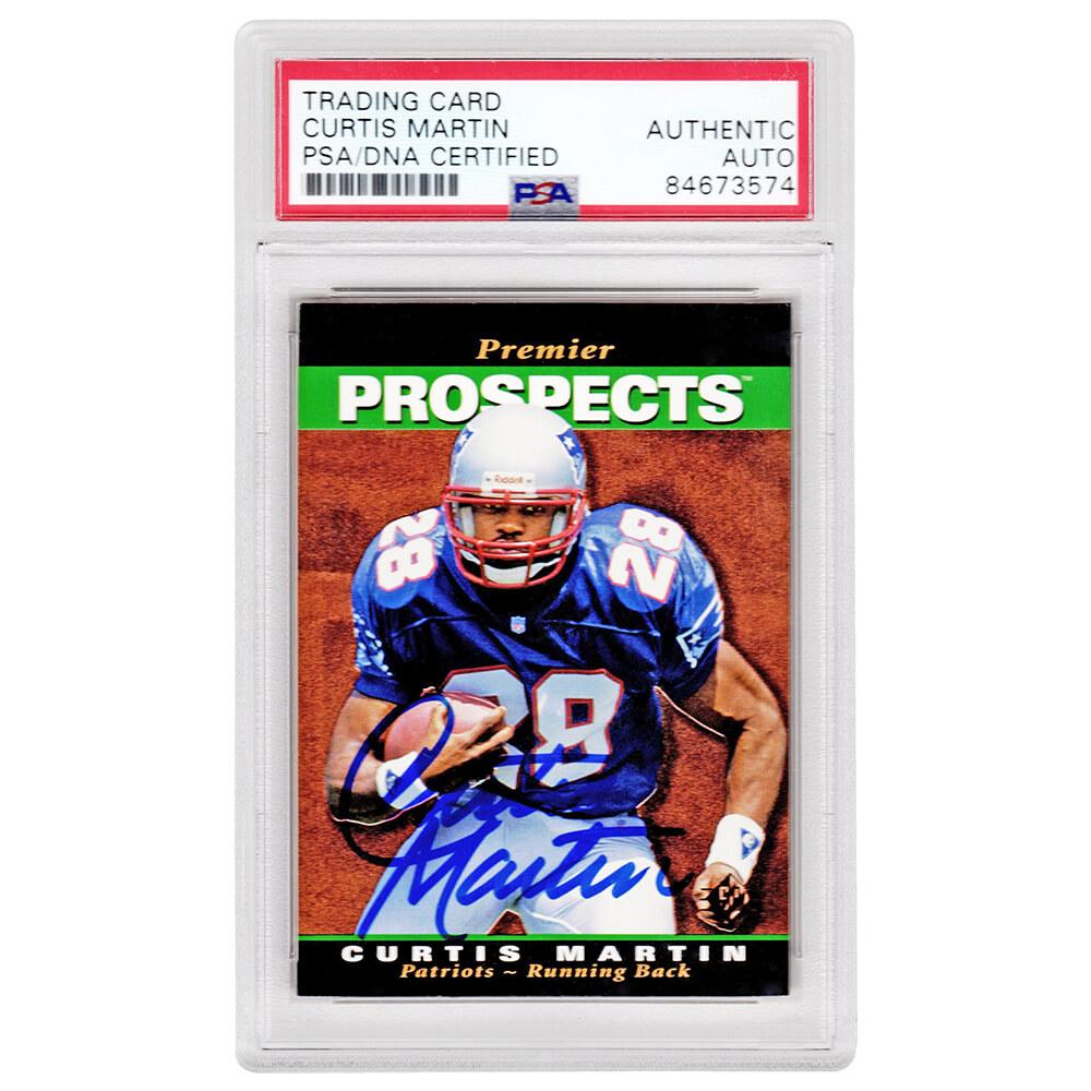 Curtis Martin Signed 1995 SP #18 RC (PSA) | Pristine Auction