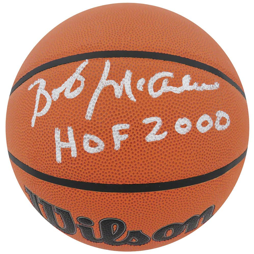 Bob McAdoo Signed NBA Basketball Inscribed "HOF 2000" (Schwartz ...