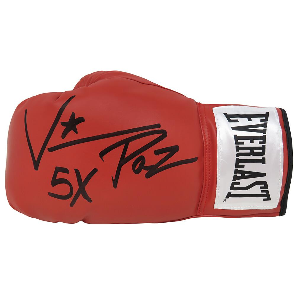 Vinny 'Paz' Pazienza Signed Everlast Boxing Glove Inscribed "5x ...