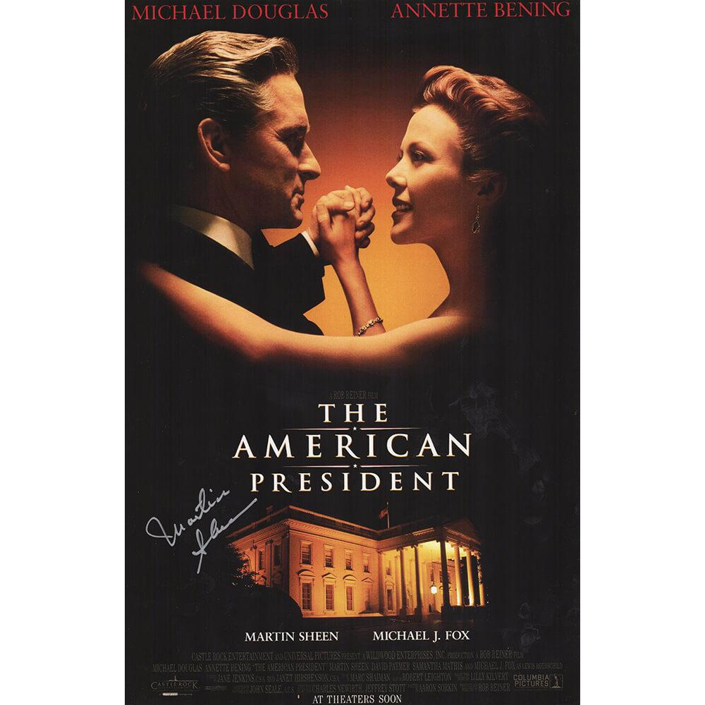 Martin Sheen Signed "The American President" 11x17 Movie Poster ...