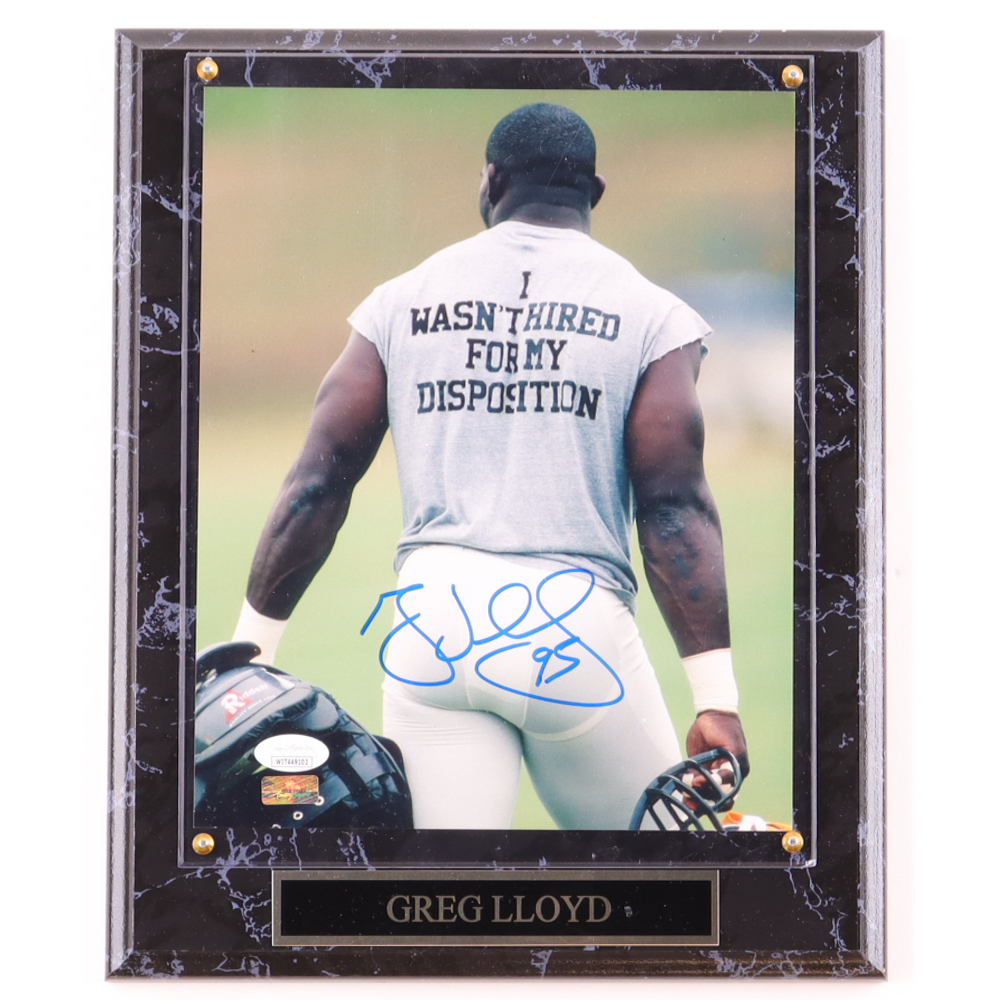 Greg Lloyd Signed Photo Plaque (JSA & Palm Beach) | Pristine Auction