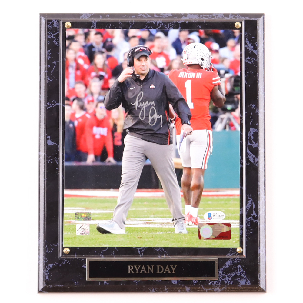 Ryan Day Signed Photo Plaque (Beckett & Palm Beach) | Pristine Auction