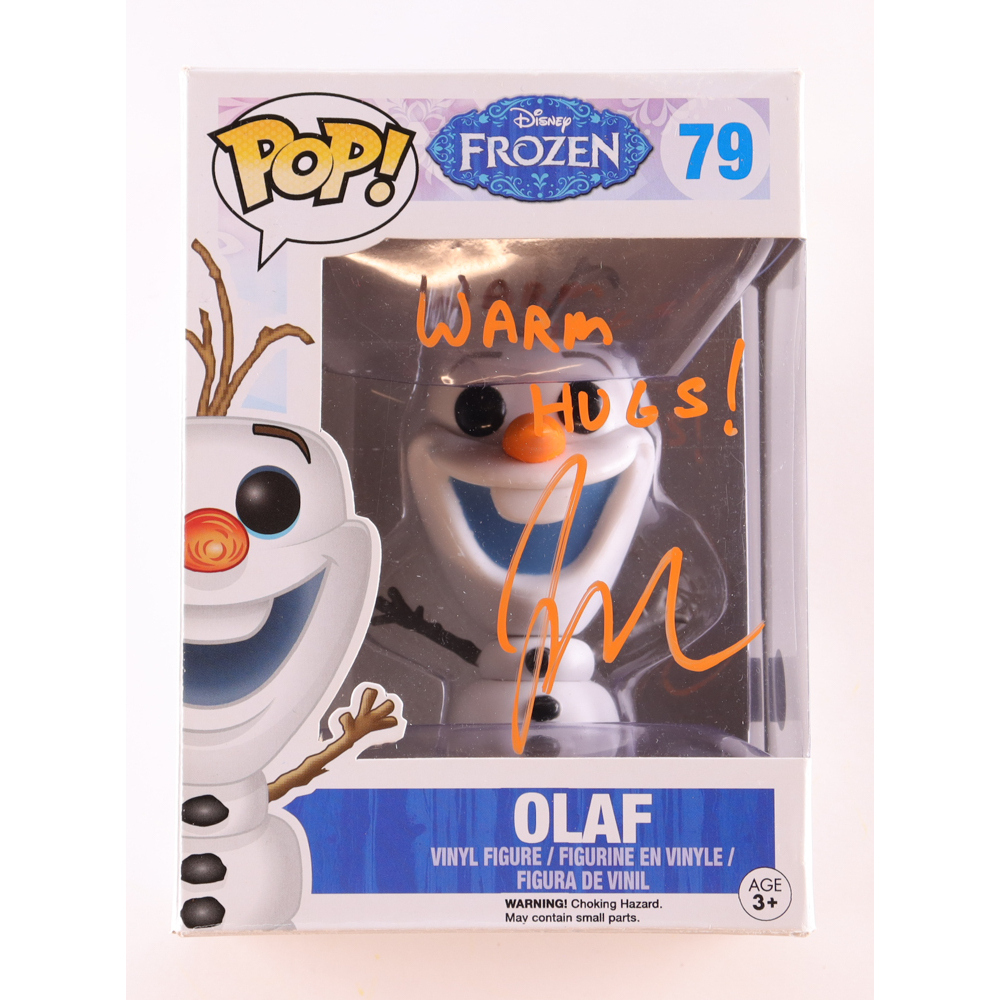 Josh Gad Signed "Frozen" #79 Olaf Funko Pop! Vinyl Figure Inscribed ...