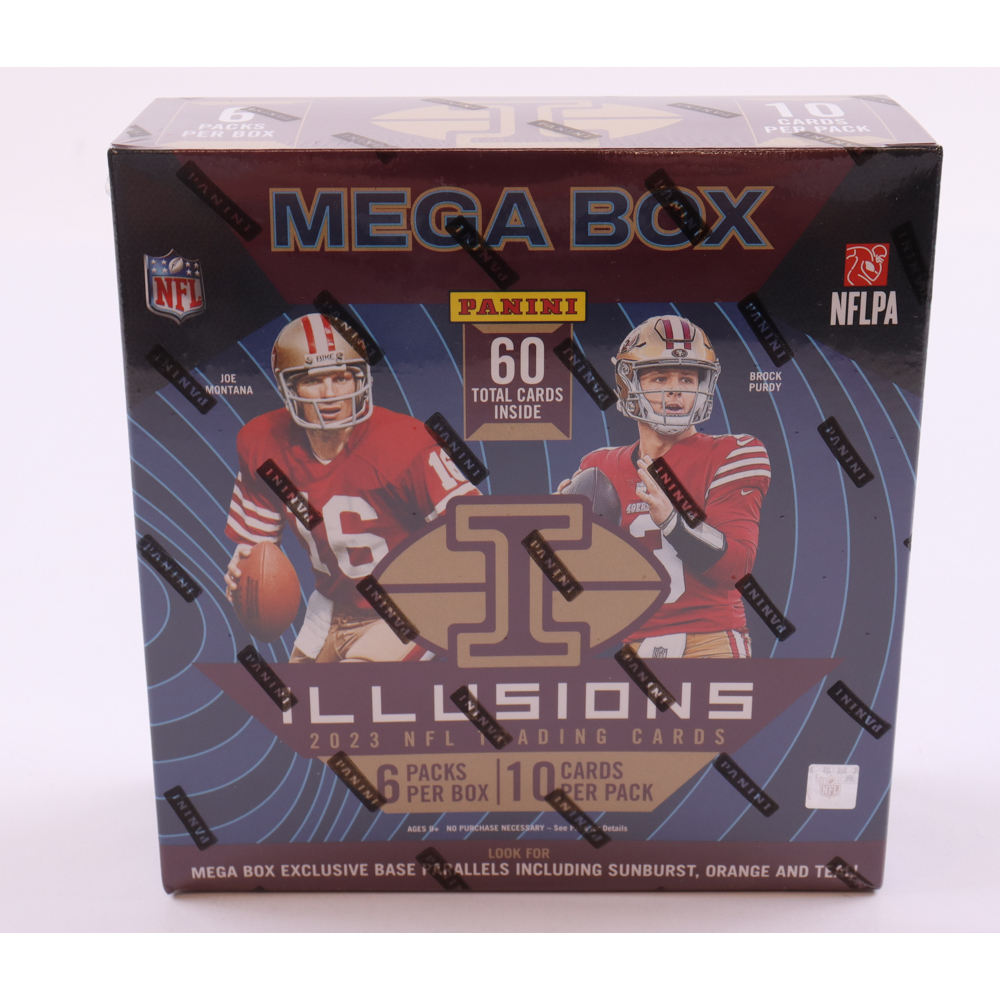2023 Panini Illusions Football Mega Box with (6) Packs | Pristine Auction