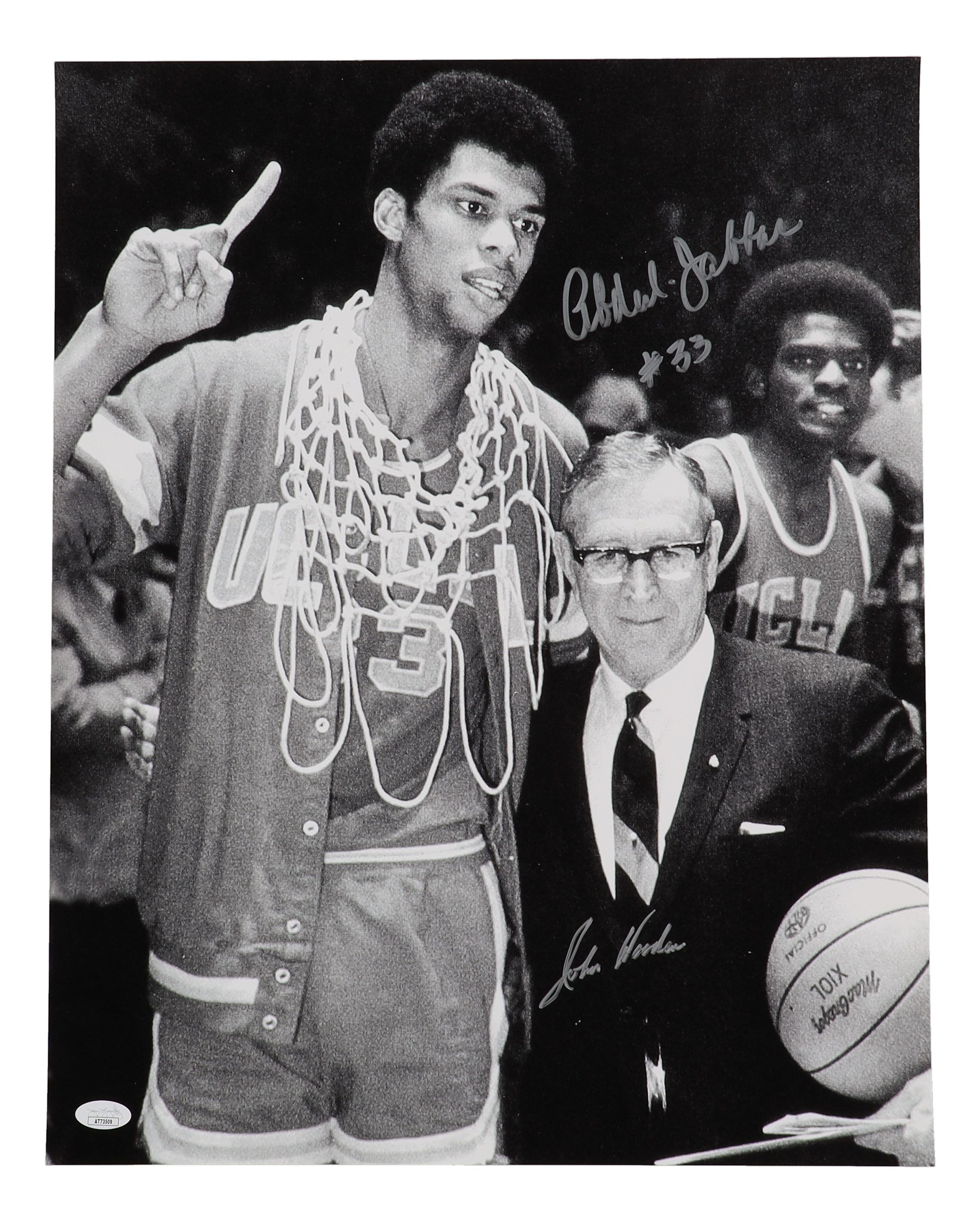 John Wooden & Kareem Abdul-Jabbar Signed UCLA Bruins 16x20 Photo (JSA ...