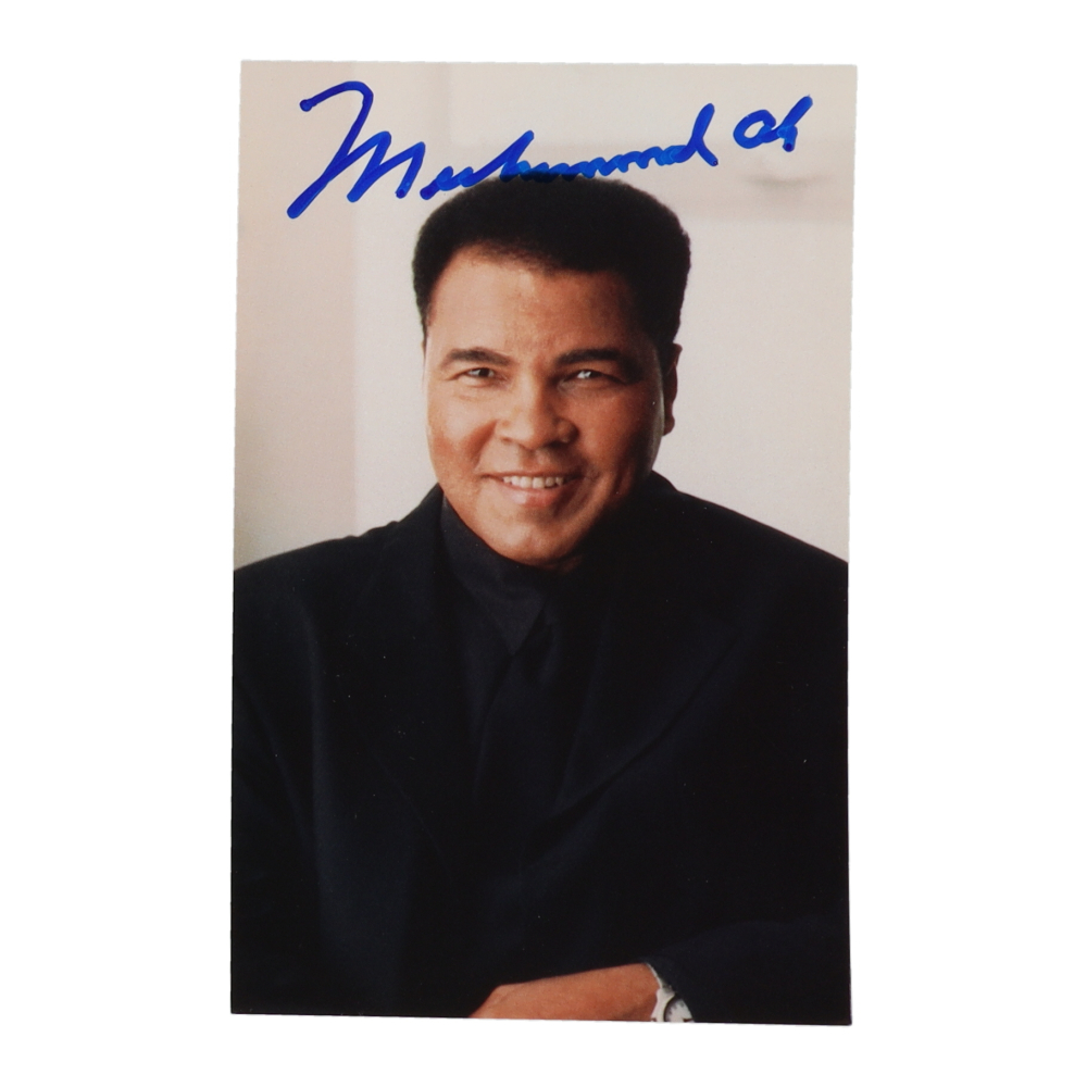 Muhammad Ali Signed 3x6 Photo (JSA) | Pristine Auction