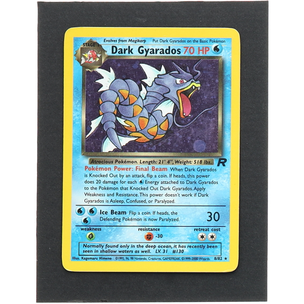 Dark Gyarados 2000 Pokemon Team Rocket Unlimited #8 Holo | Pristine Auction