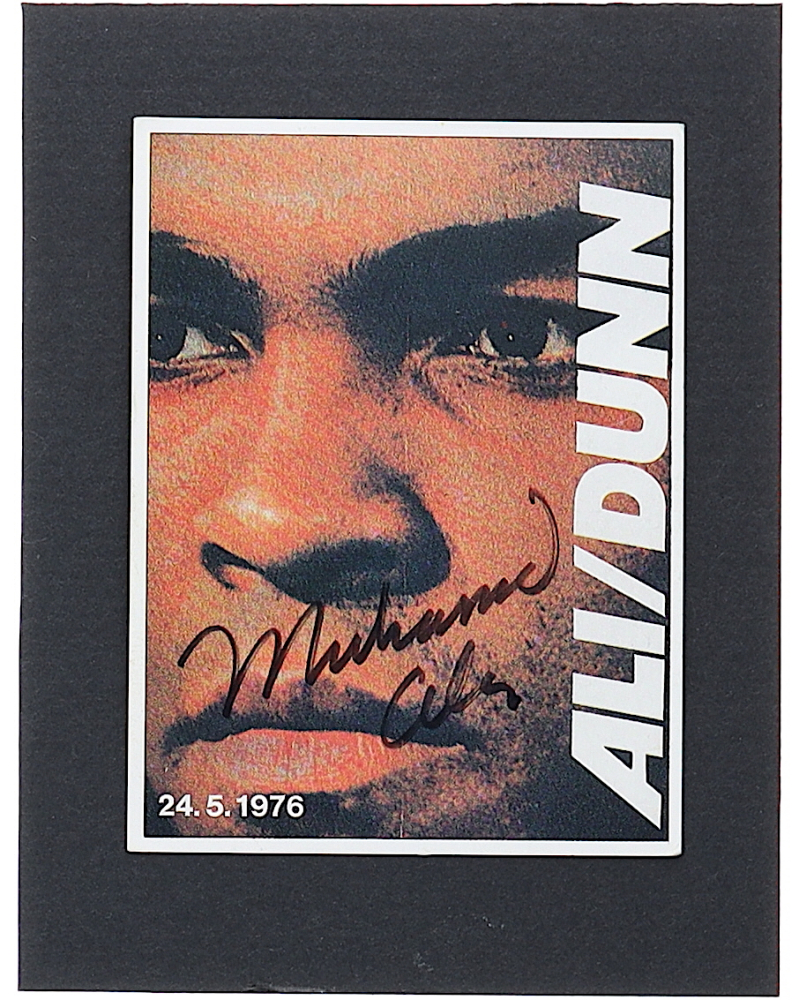 Muhammad Ali Signed 1993 Sporting Profiles The Greatest #42 Ali v. Dunn ...