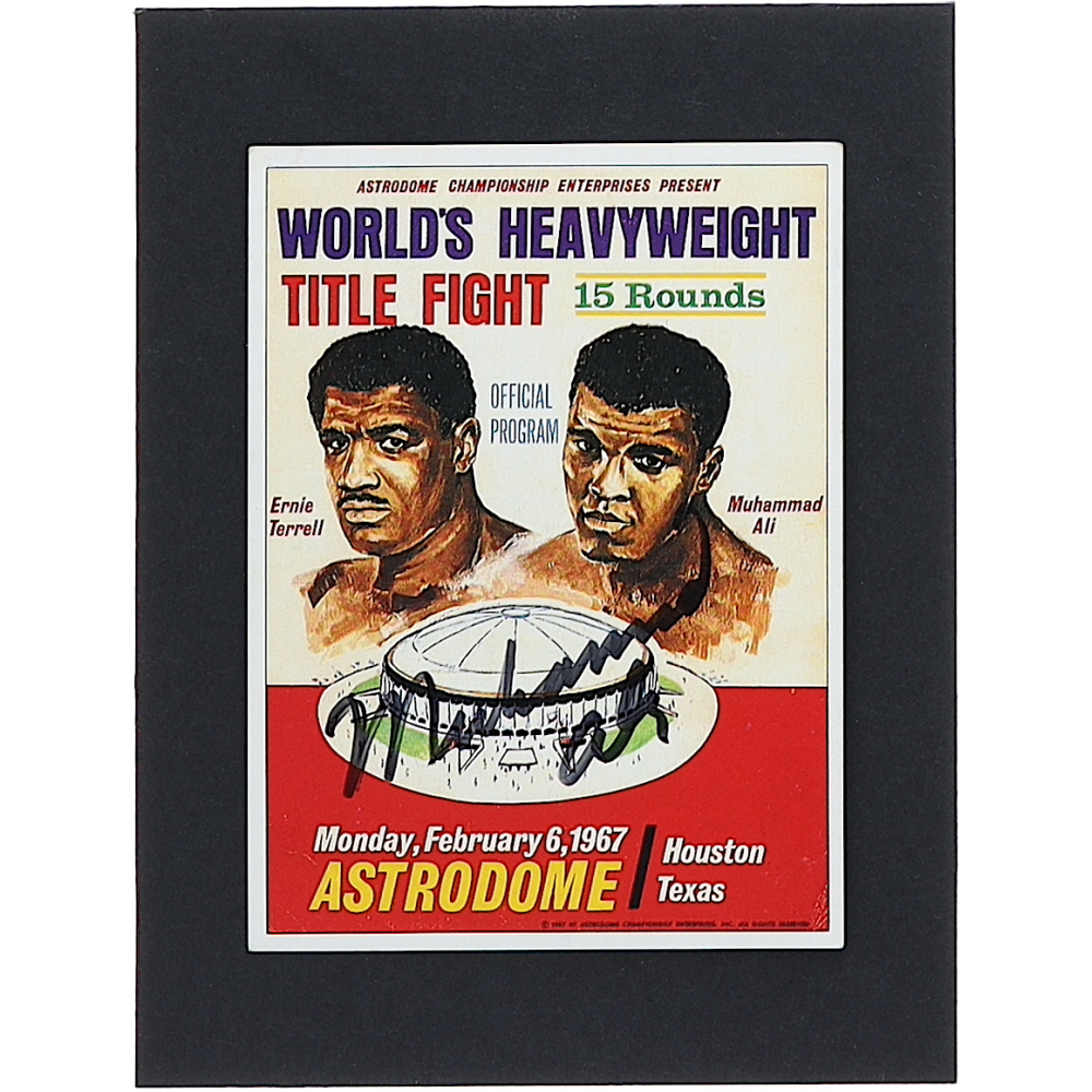 Muhammad Ali Signed 1993 Sporting Profiles The Greatest #16 Ali v ...