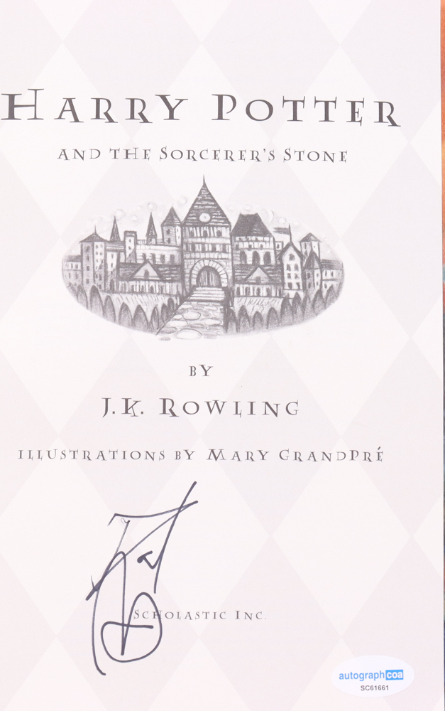 Daniel Radcliffe Signed 'Harry Potter and the Sorcerer's Stone ...