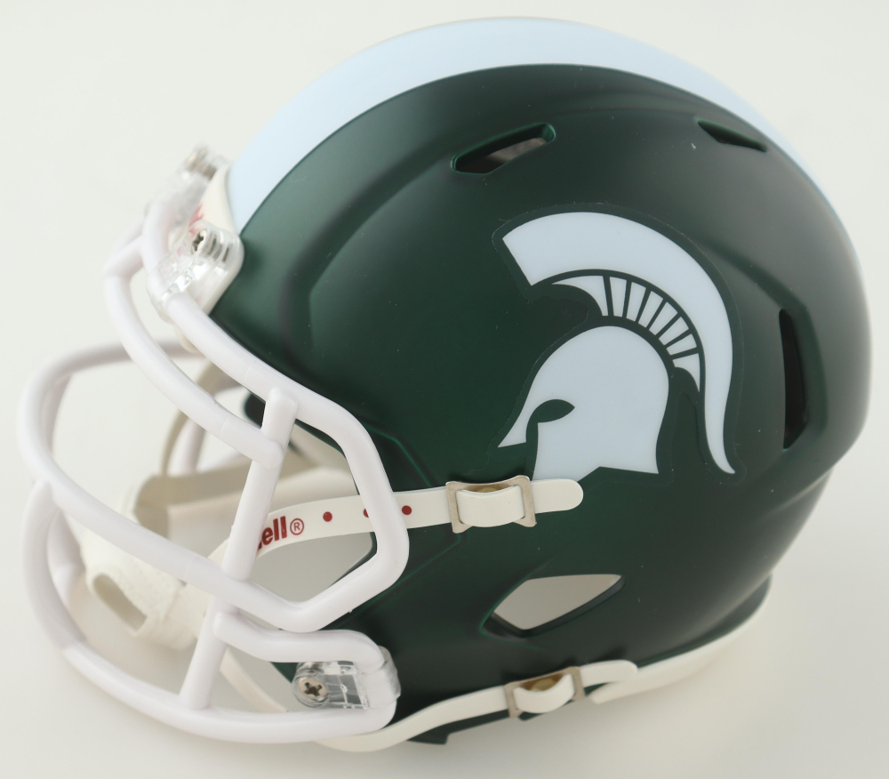 Andre Rison Signed Michigan State Spartans Speed Mini Helmet Inscribed ...