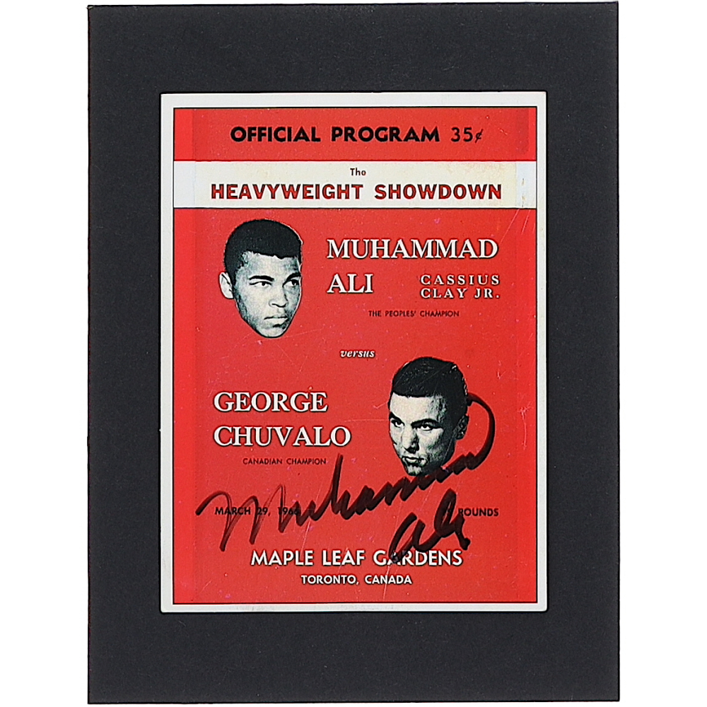 Muhammad Ali Signed 1993 Sporting Profiles The Greatest #11 Ali v ...
