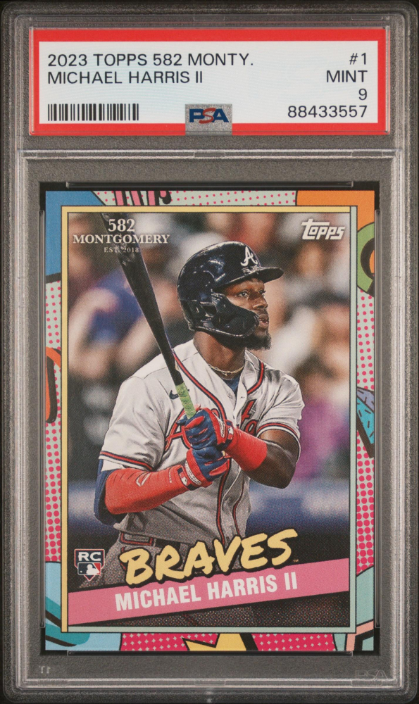 Michael Harris II 2023 Topps Montgomery 582 #1 (PSA 9) | Pristine Auction