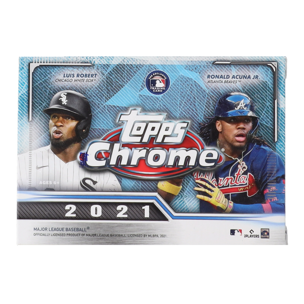 2021 Topps Chrome Baseball Blaster Box with (8) Packs | Pristine Auction