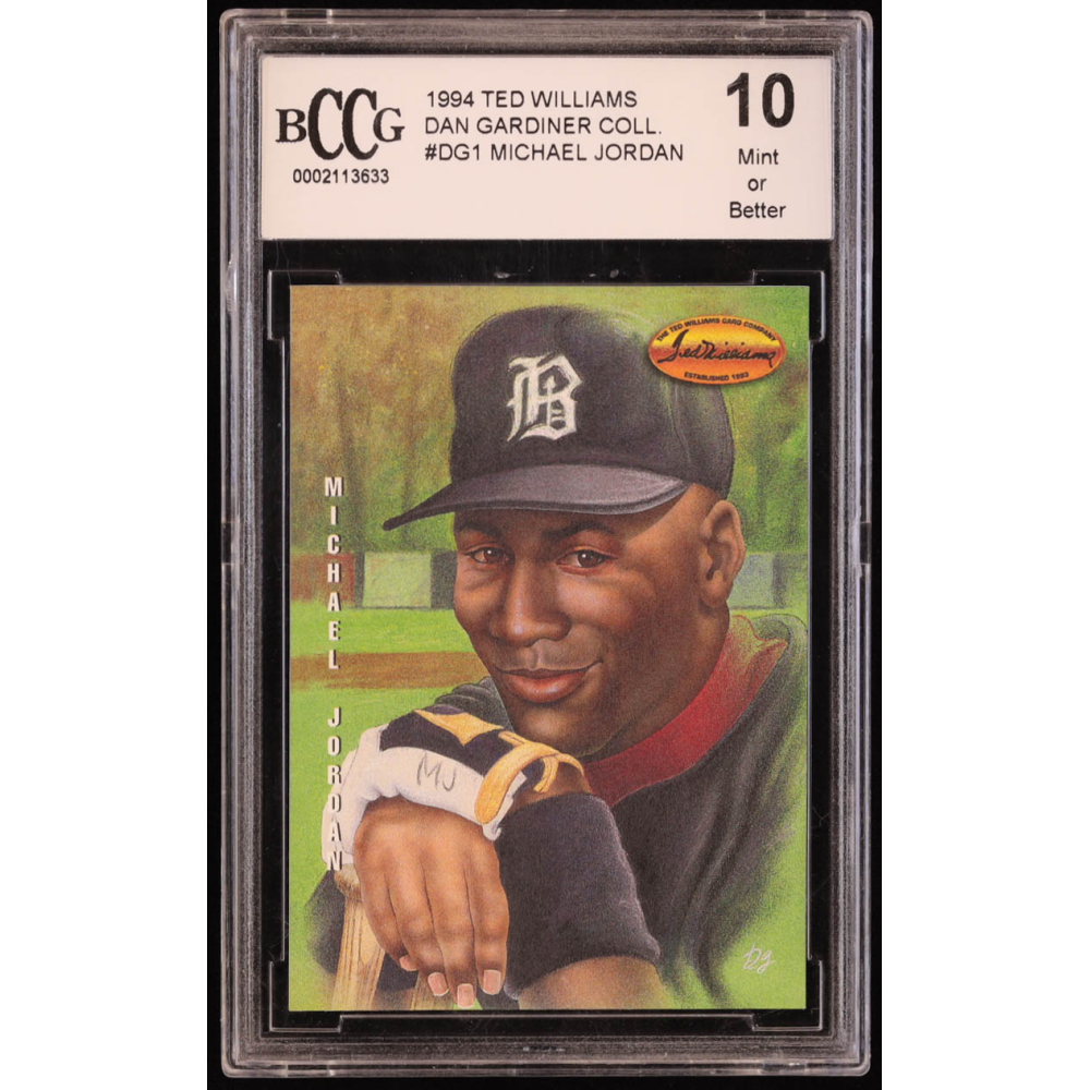 Michael Jordan 1994 Ted Williams Dan Gardiner Collection #DG1 RC (BCCG ...