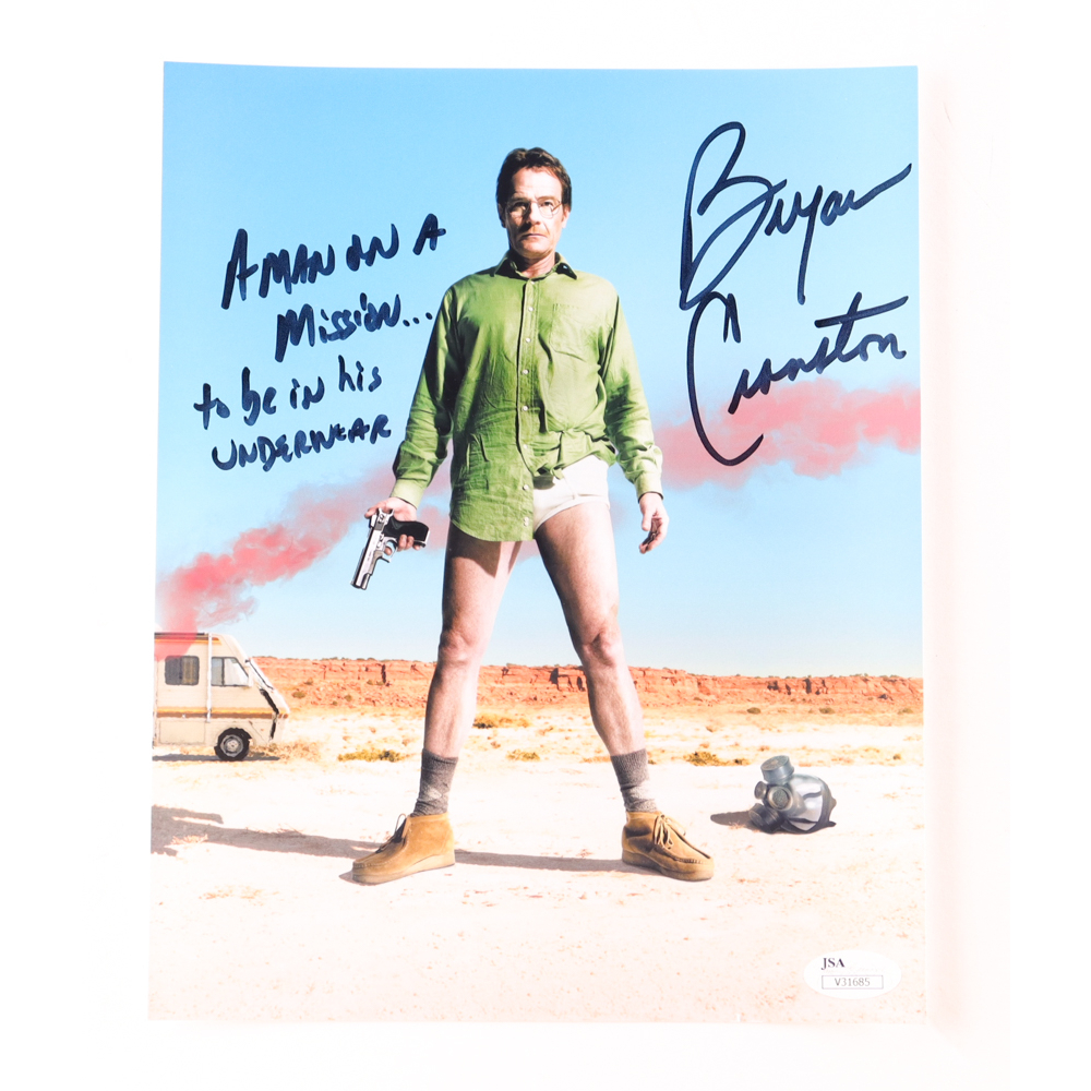 Bryan Cranston Signed "Breaking Bad" 8x10 Photo with Extensive ...
