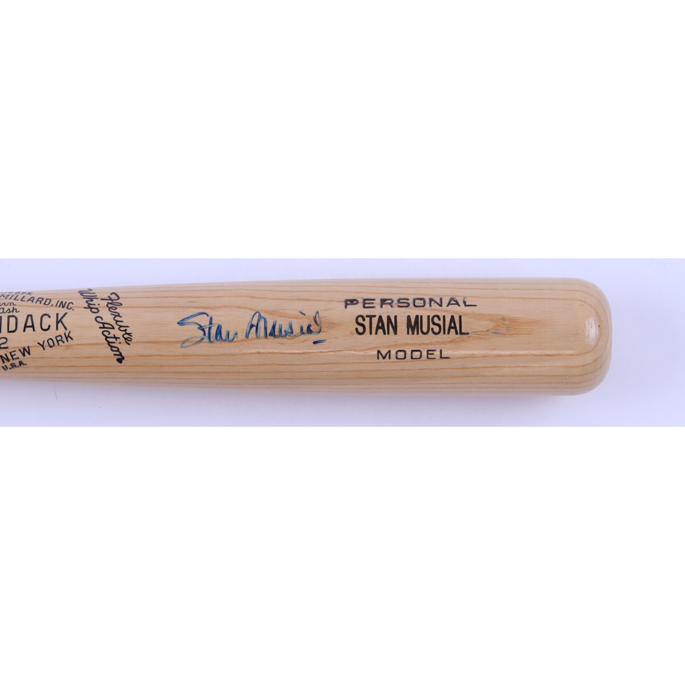 Stan Musial Signed McLaughlin-Millard Adirondack Player Model Baseball ...