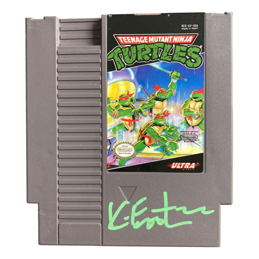 Kevin Eastman Signed 1989 "Teenage Mutant Ninja Turtles" Video Game ...