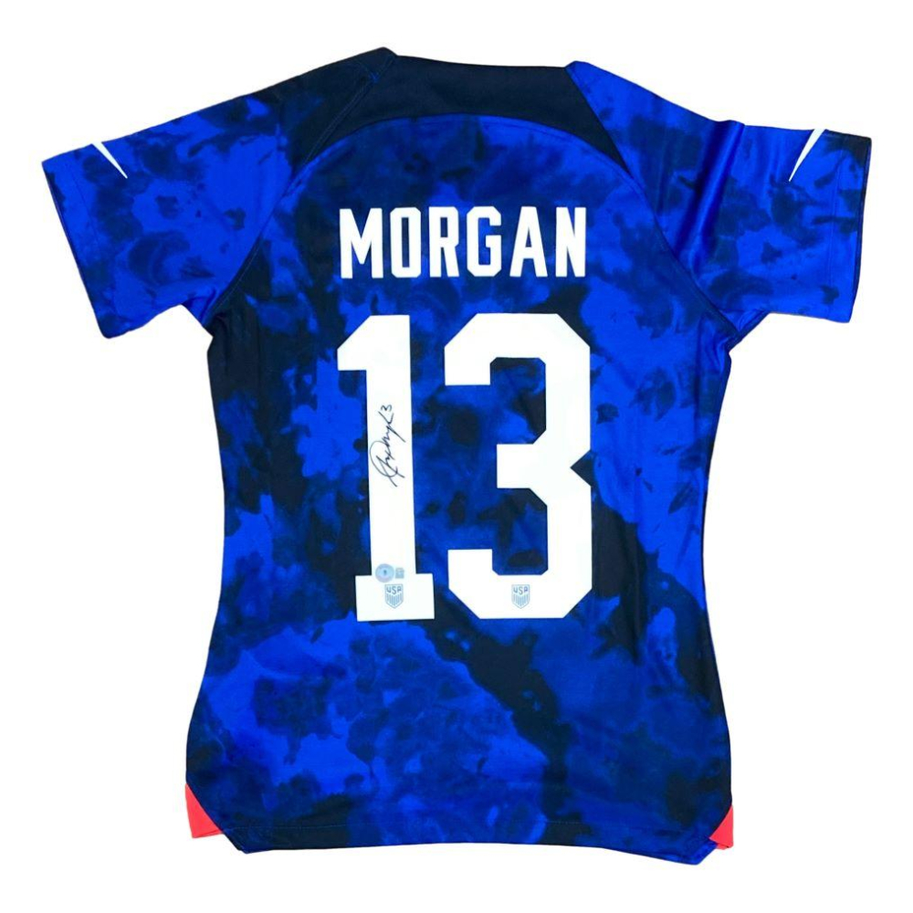 Alex Morgan Signed 2022-23 Team USA Nike Jersey (Beckett) | Pristine ...