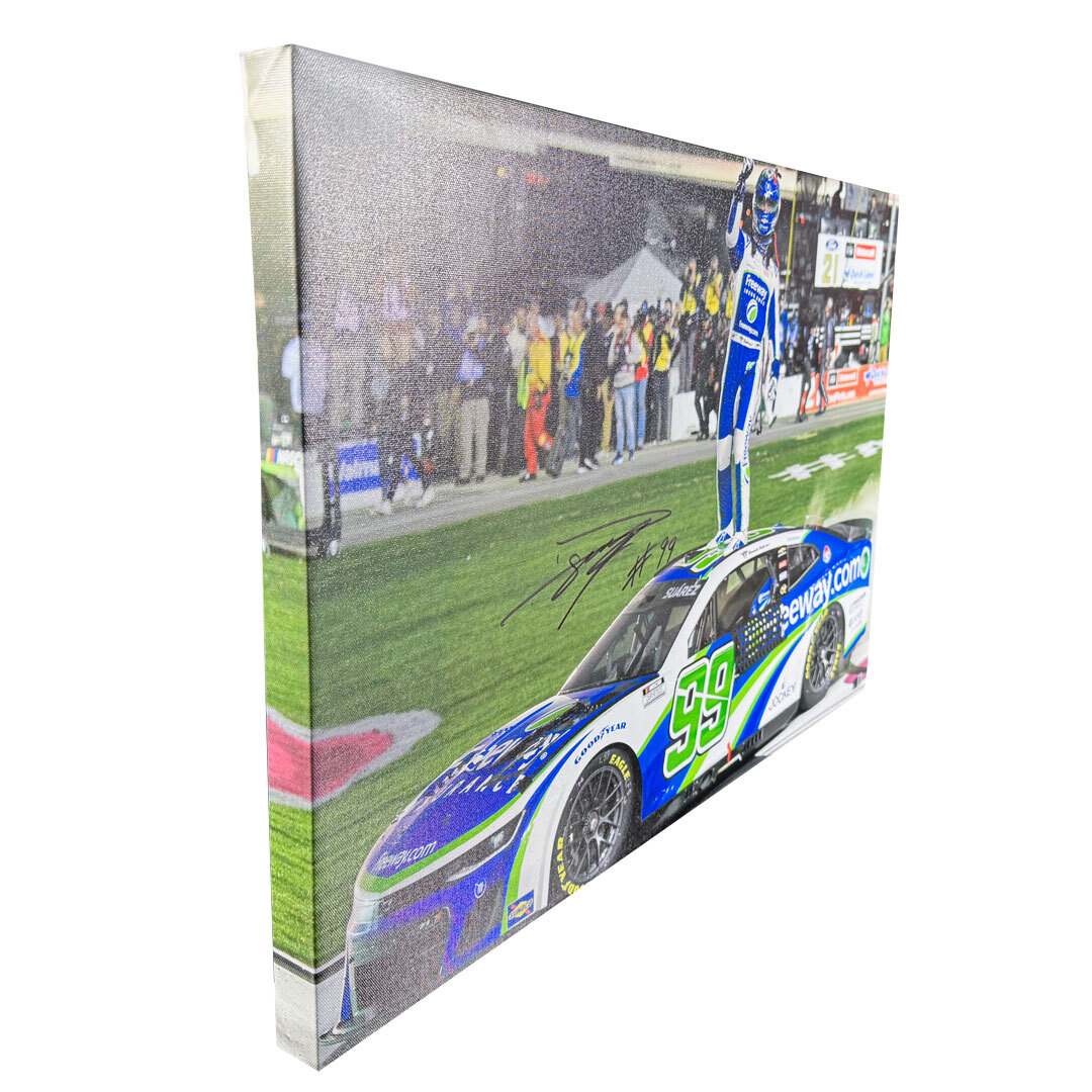 Daniel Suárez Signed NASCAR 2024 Atlanta Win Celebration 20x30 Gallery ...