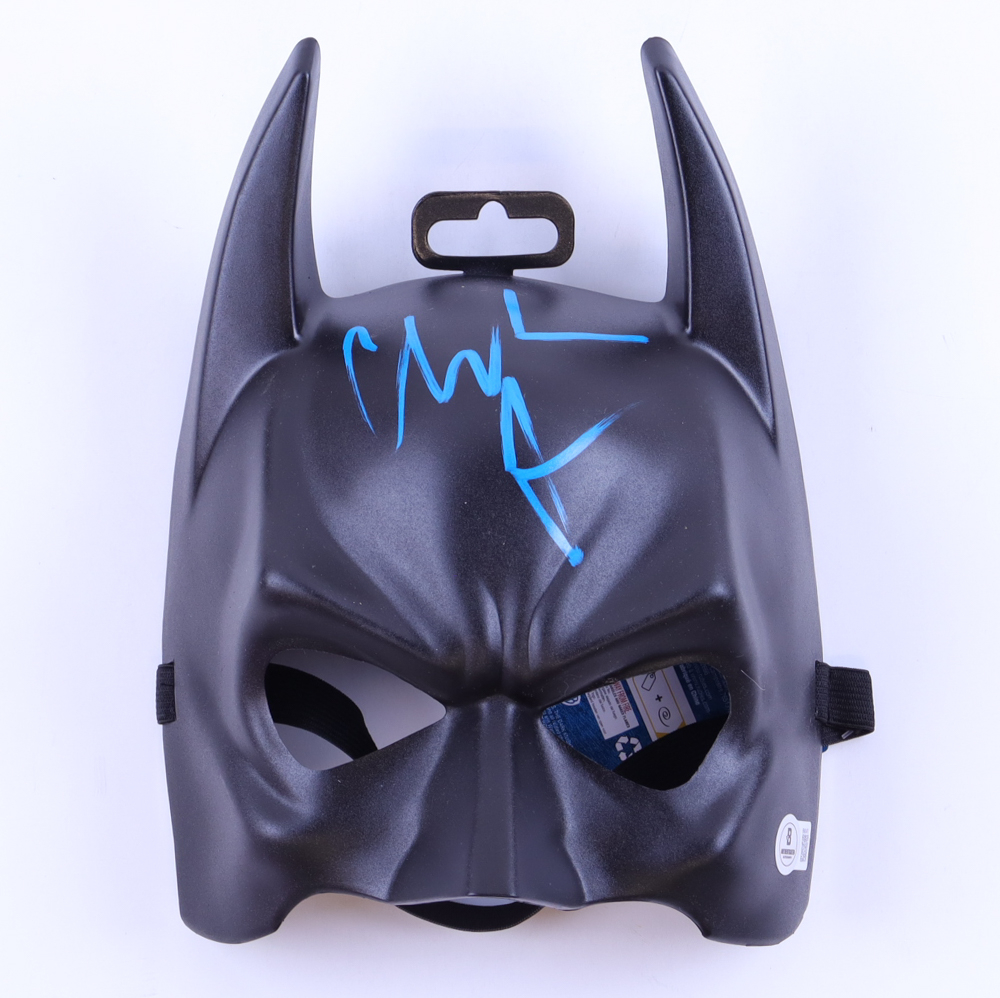 Christian Bale Signed "Batman" Mask (Beckett) | Pristine Auction