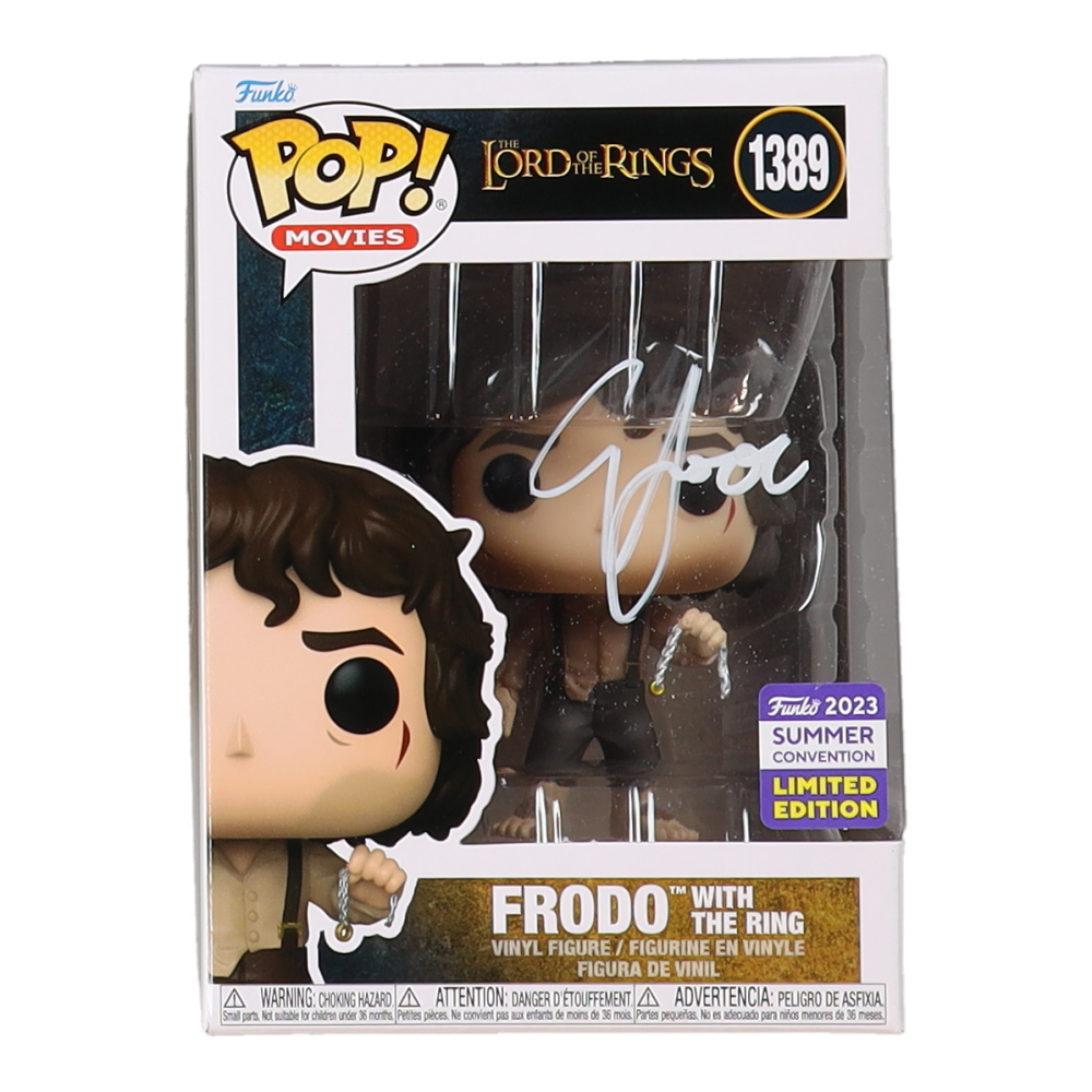 Elijah Wood Signed "Lord of the Rings" #1389 Frodo With The Ring Funko ...