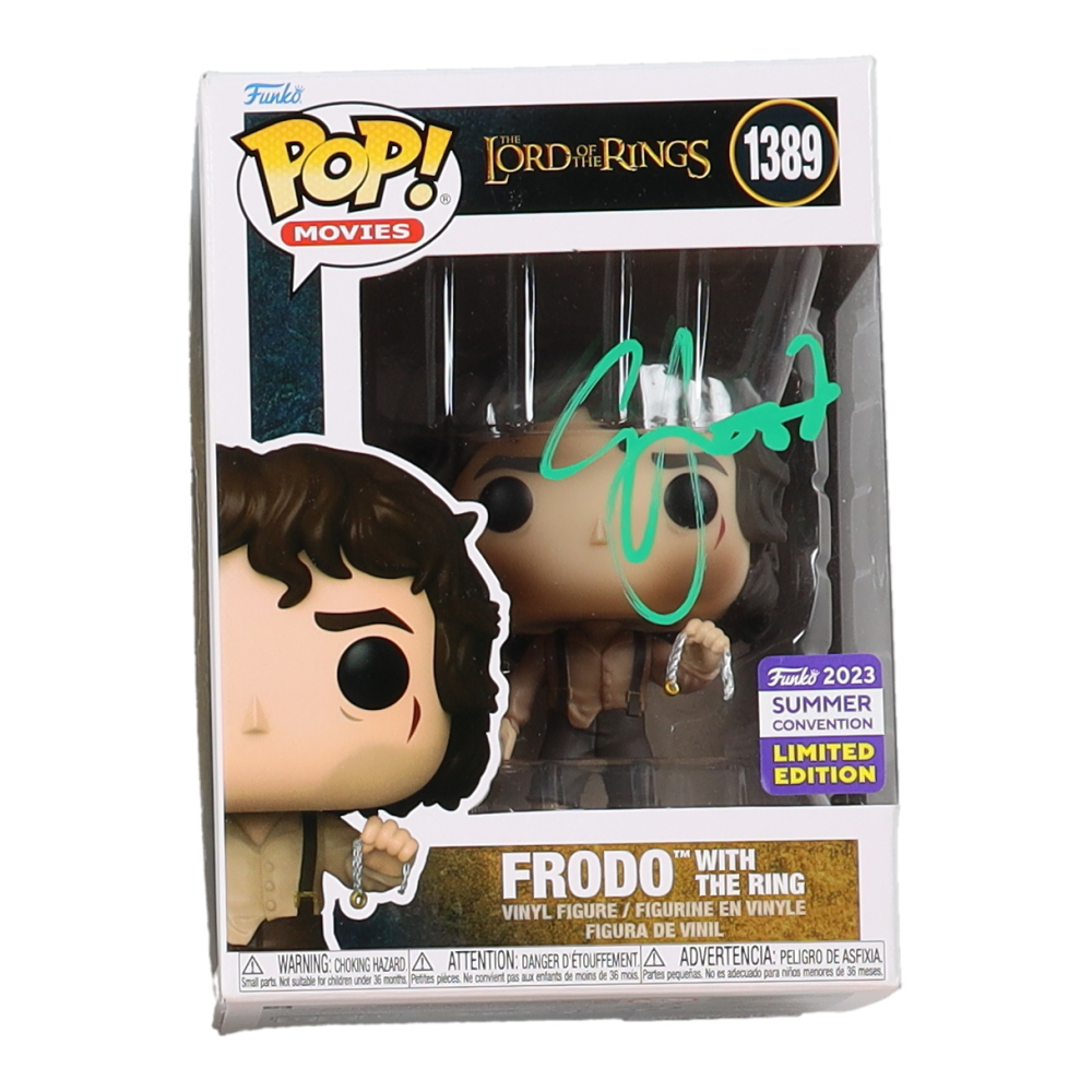 Elijah Wood Signed "Lord of the Rings" #1389 Frodo With The Ring Funko ...