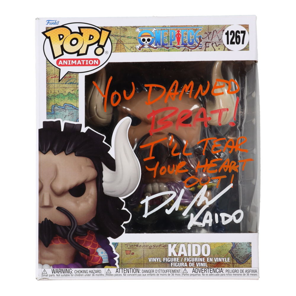 David Sobolov Signed "One Piece" #1267 Kaido Funko Pop! Vinyl Figure ...