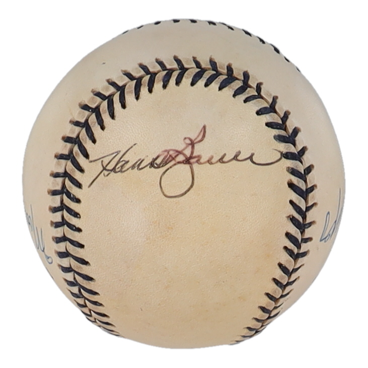 Mickey Mantle Commemorative OAL Baseball Signed by Whitey Ford, Hector ...