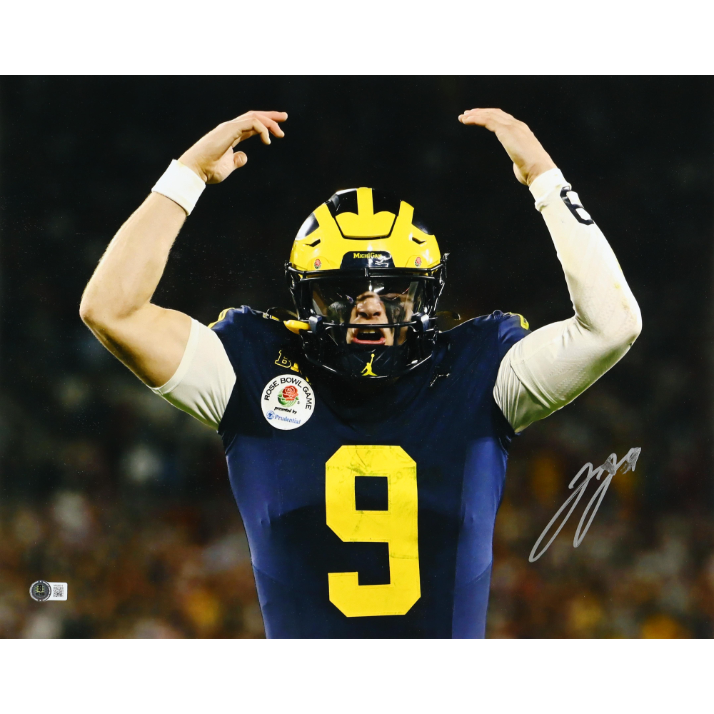 J. J. McCarthy Signed Michigan Wolverines 8x10 Photo (Beckett ...