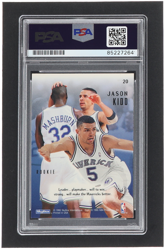 Jason Kidd Signed 1994-95 Emotion #20 RC (PSA) | Pristine Auction