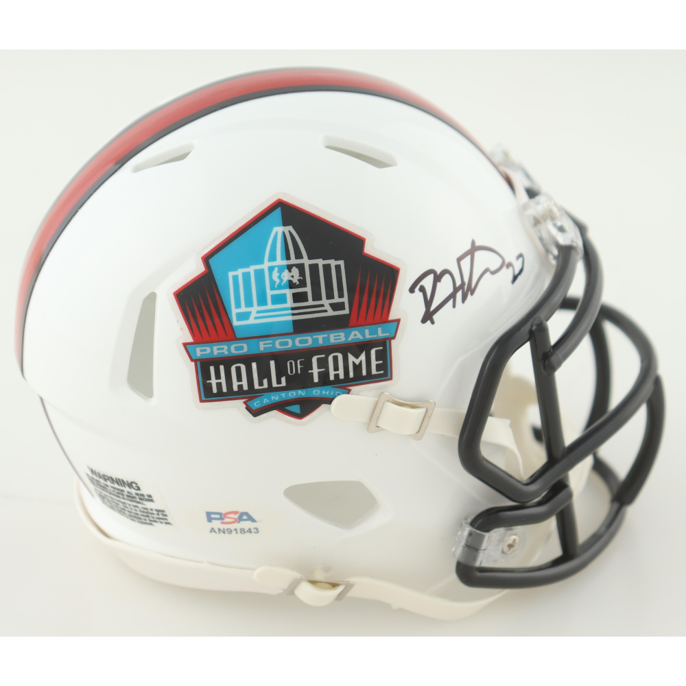 Devin Hester Signed Hall of Fame Logo Speed Mini Helmet (PSA ...