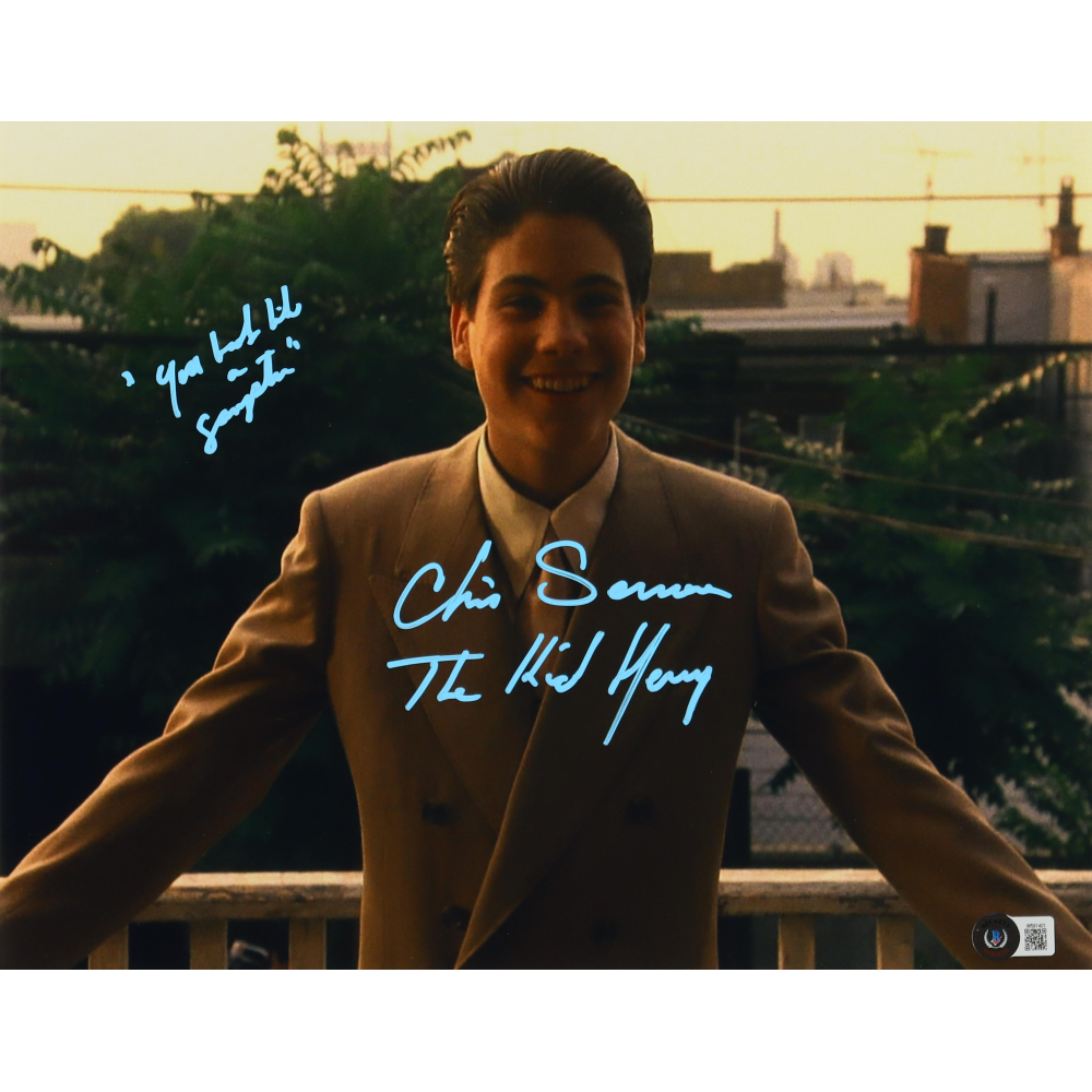 Christopher Serrone Signed "Goodfellas" 11x14 Photo Inscribed "The Kid ...