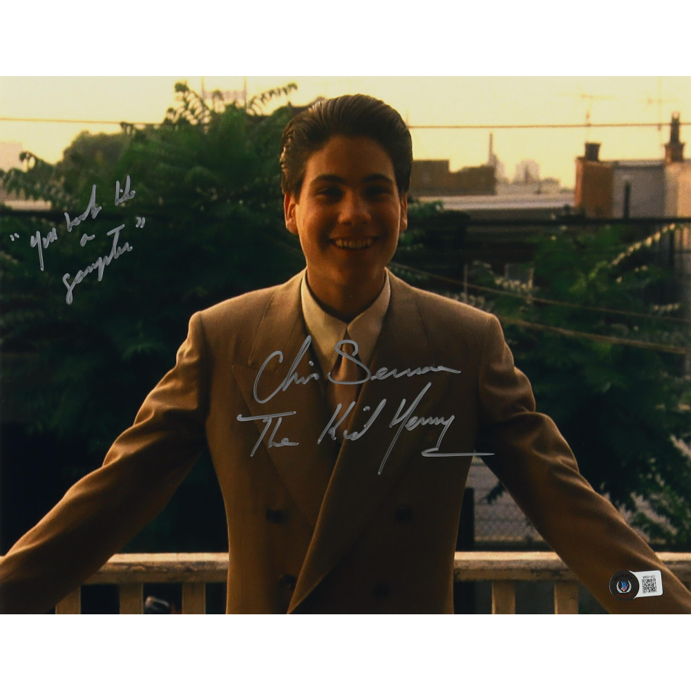 Christopher Serrone Signed "Goodfellas" 11x14 Photo Inscribed "The Kid ...