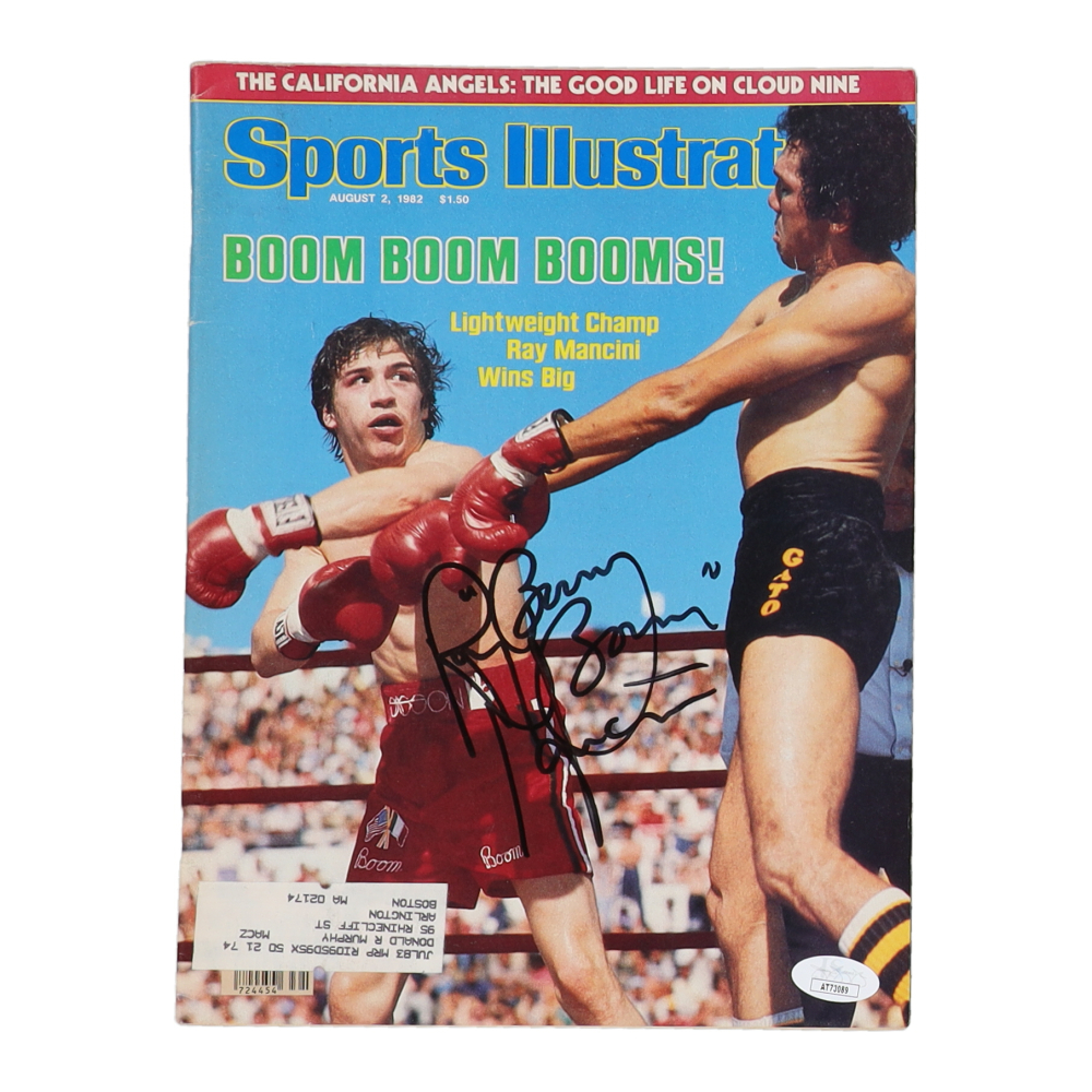 Ray "Boom Boom" Mancini Signed 1982 Sports Illustrated Magazine ...