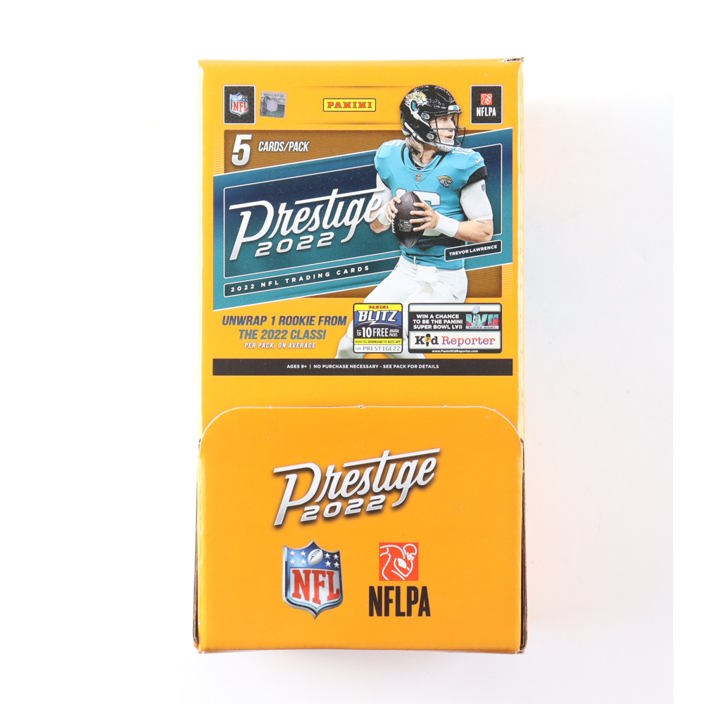 2022 Panini Prestige Football Gravity Feed Trading Card Box With (48 ...