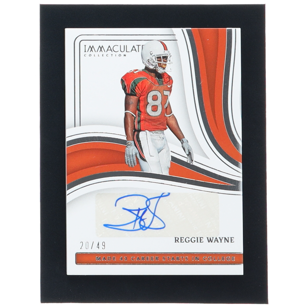 Reggie Wayne 2023 Immaculate Collection Collegiate College Greats ...