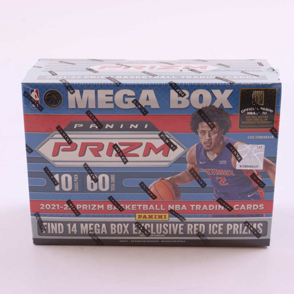 2021-22 Panini Prizm Basketball Mega Box with (6) Packs | Pristine Auction