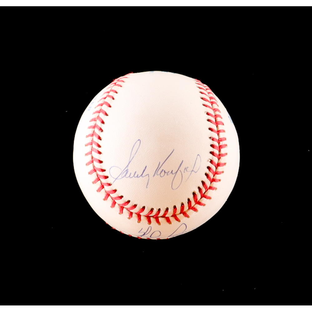 Sandy Koufax, Nolan Ryan & Bob Feller Signed "No-Hit Kings" OAL ...
