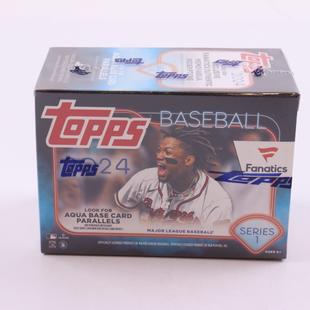 2024 Topps Baseball Fanatics Exclusive Series 1 Blaster Box with (9 ...