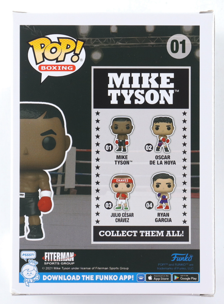 Mike Tyson Signed Boxing #01 Funko Pop! Vinyl Figure (PSA) | Pristine ...