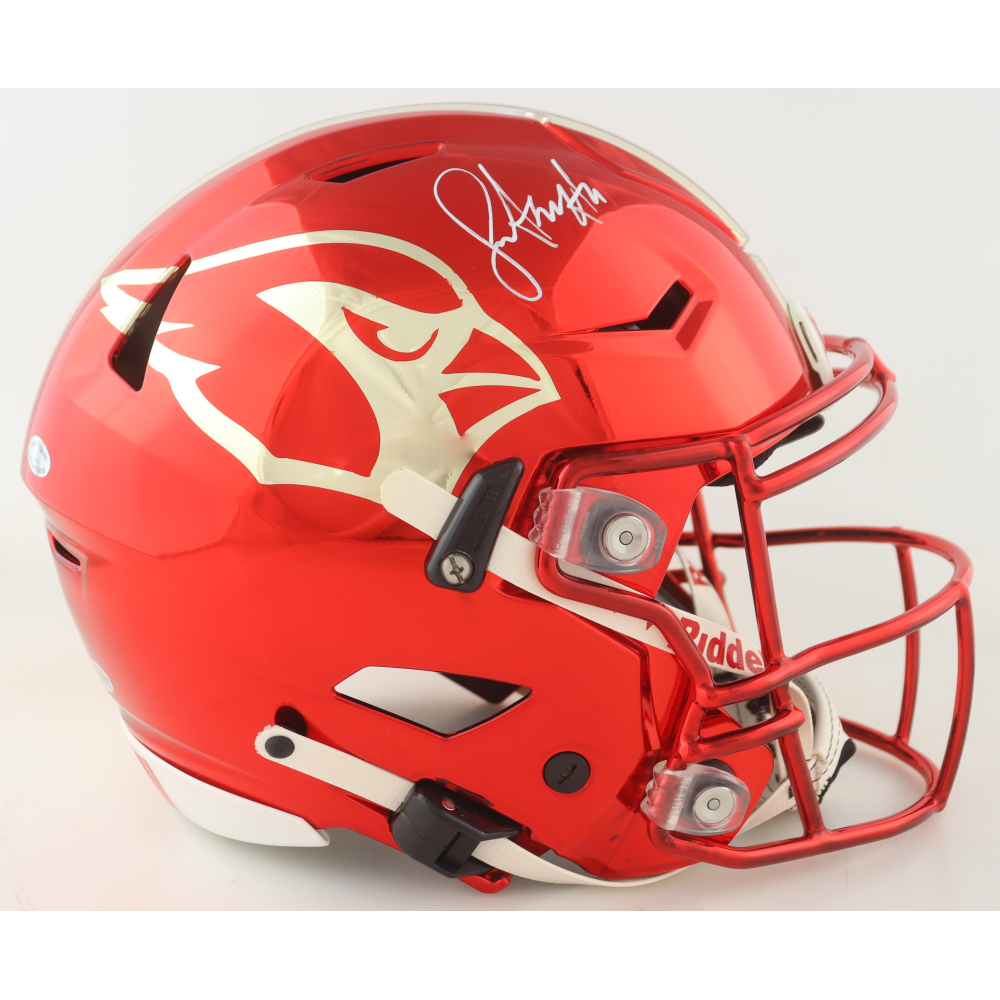 Larry Fitzgerald Signed Cardinals Full Size Authentic On-Field Chrome ...