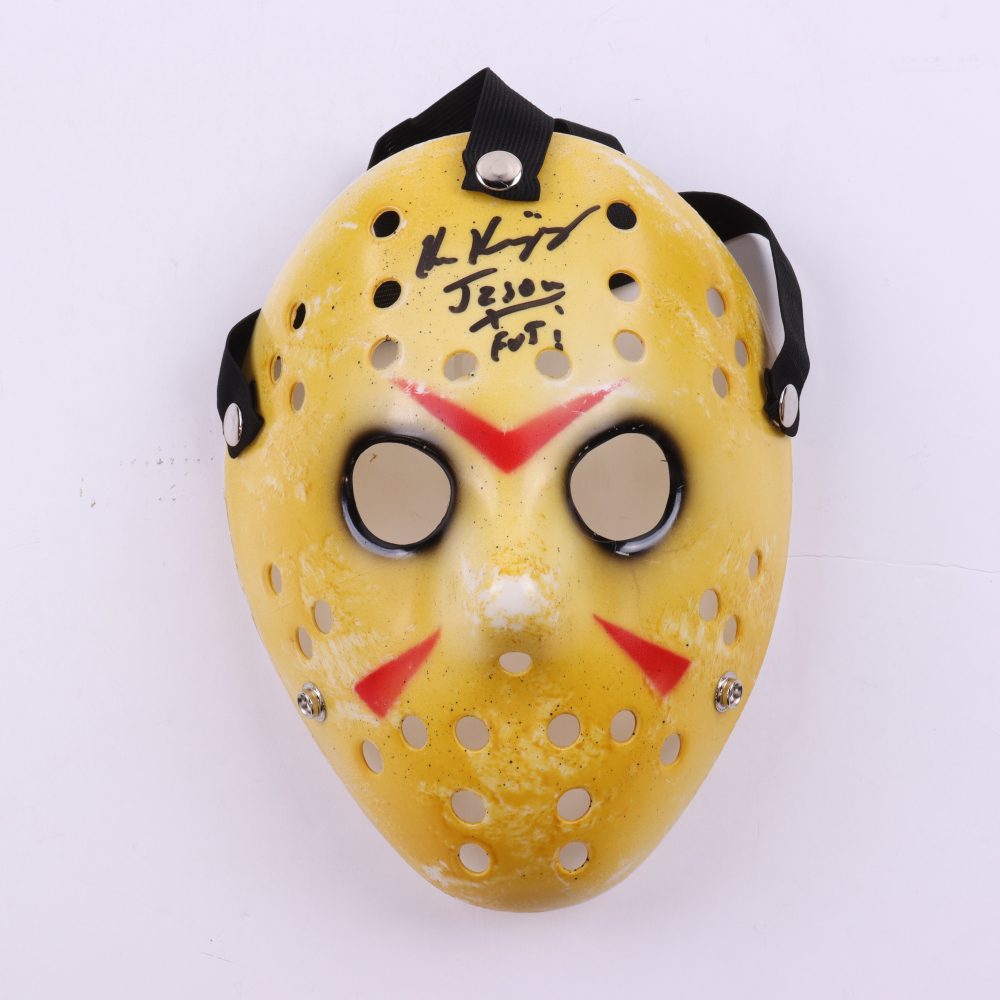 Ken Kirzinger "Friday The 13th" Replica Hockey Mask Inscribed "Jason ...