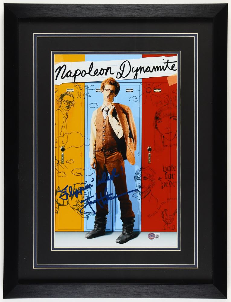 Jon Heder Signed "Napoleon Dynamite" Custom Framed Photo Display ...