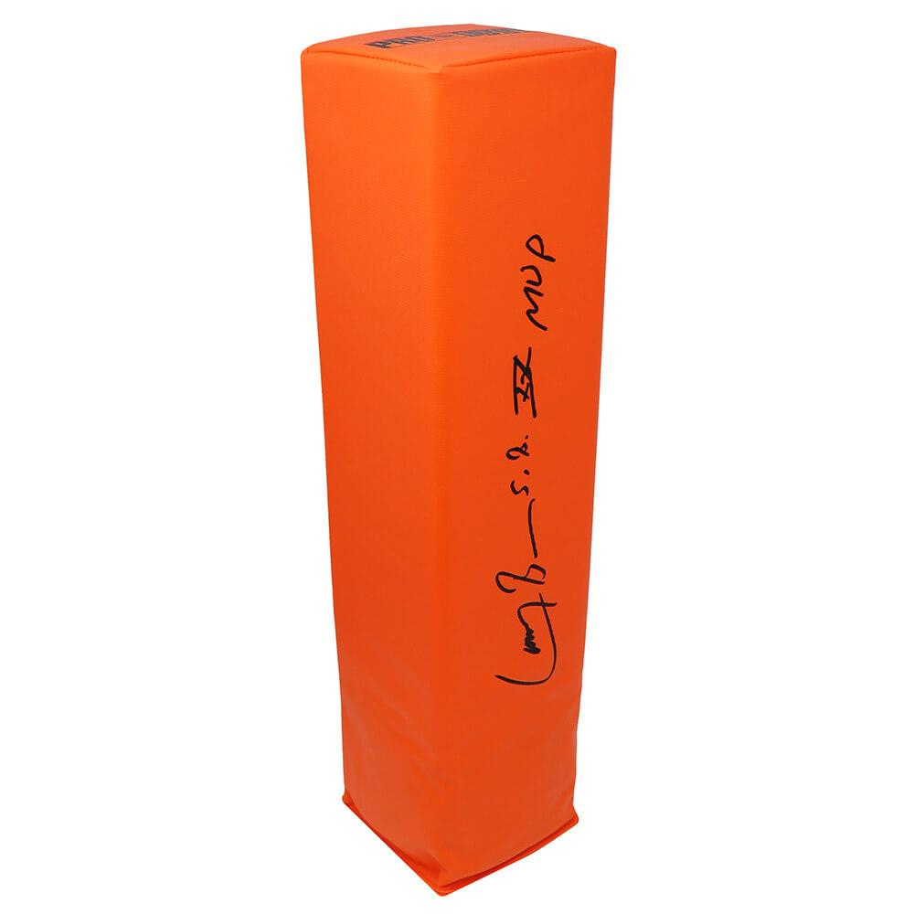 Larry Brown Signed End Zone Pylon Inscribed "SB XXX MVP" (Schwartz ...