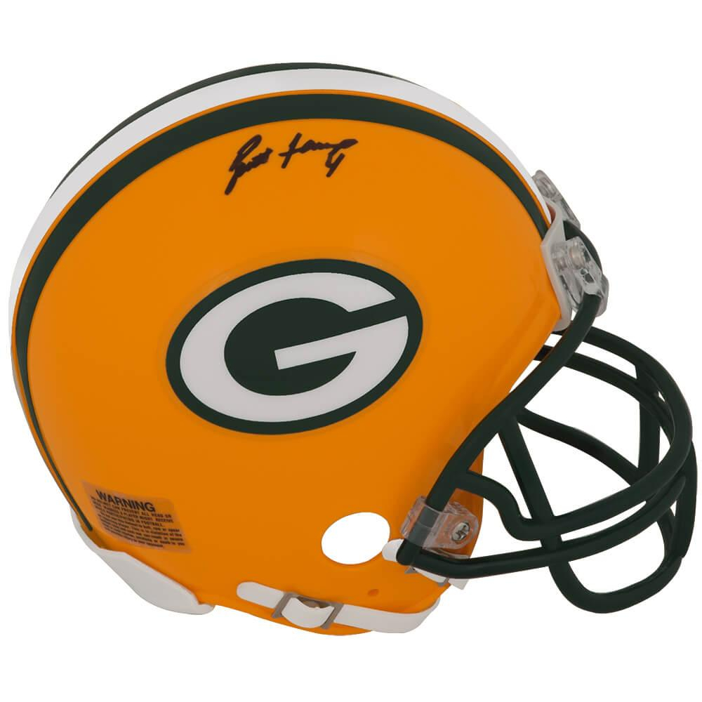 Brett Favre Signed Packers Mini Helmet (Favre & Schwartz) | Pristine ...