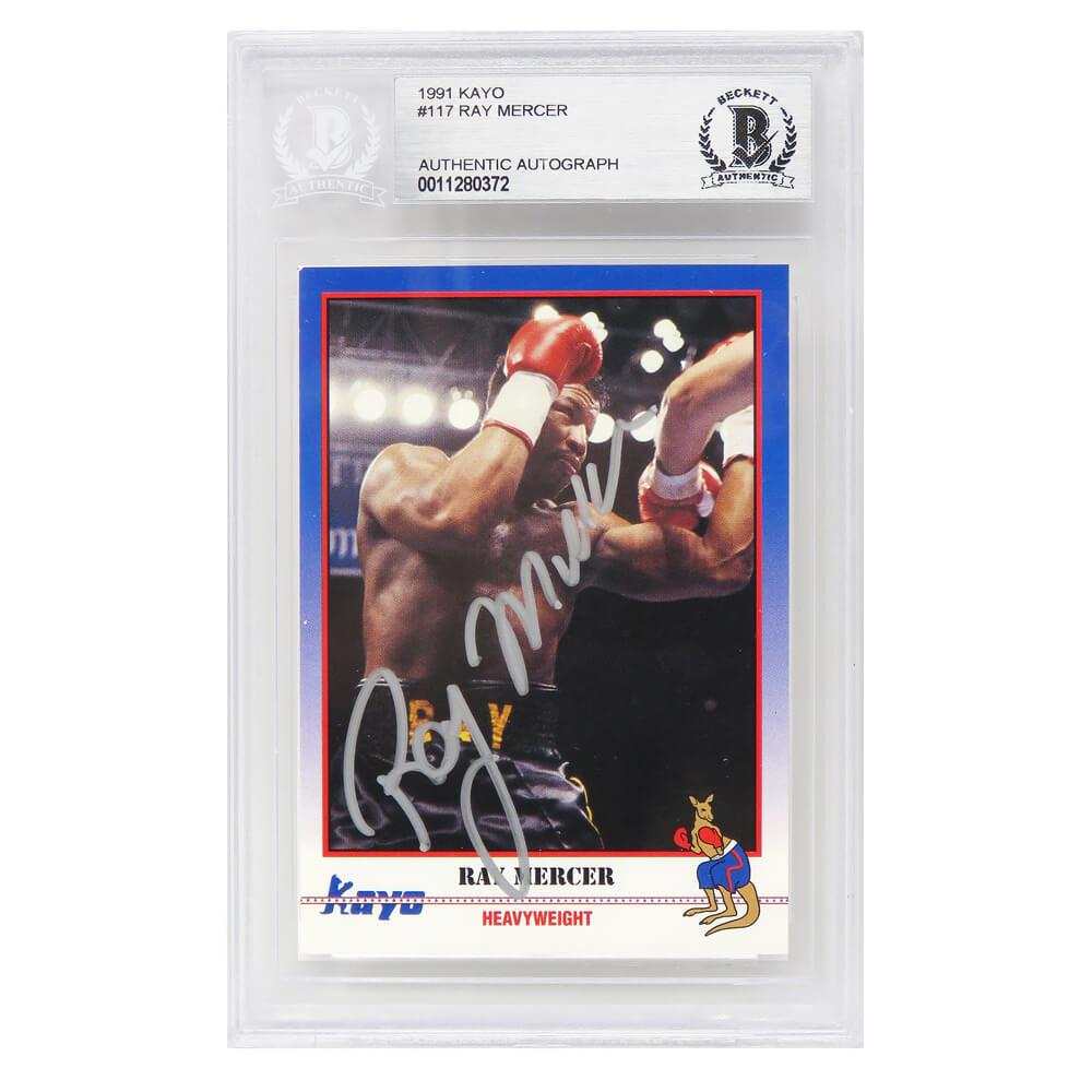 Ray Mercer Signed 1991 Kayo #117 (BGS) | Pristine Auction