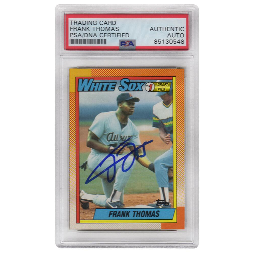 Frank Thomas Signed 1990 Topps #414B RC (PSA) | Pristine Auction