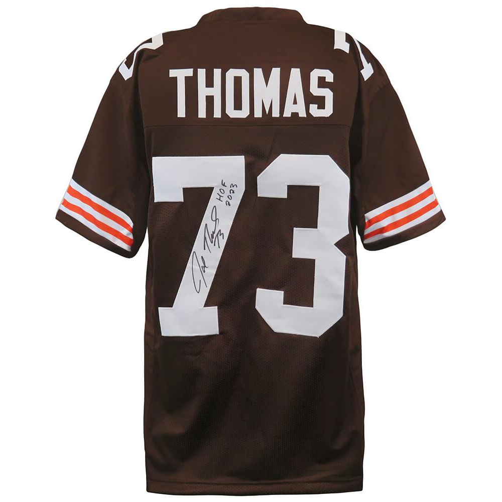 Joe Thomas Signed Jersey Inscribed "HOF 2023" (Schwartz) | Pristine Auction