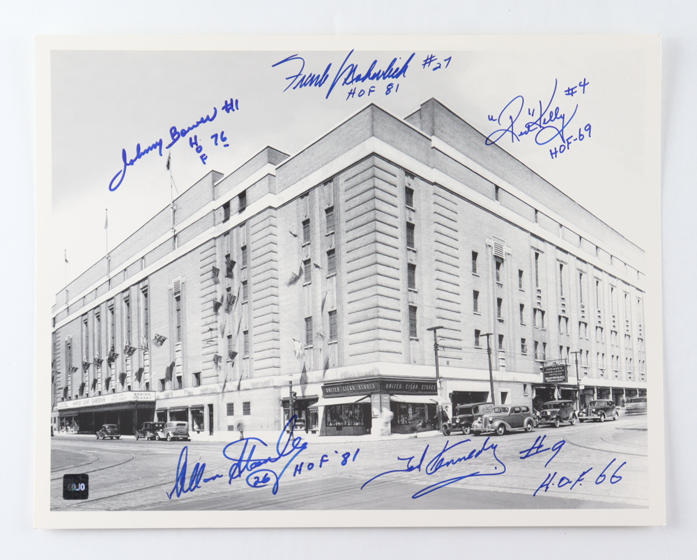 Red Wings 11x14 Photo Signed & Inscribed By (5) With Frank Mahovlich ...